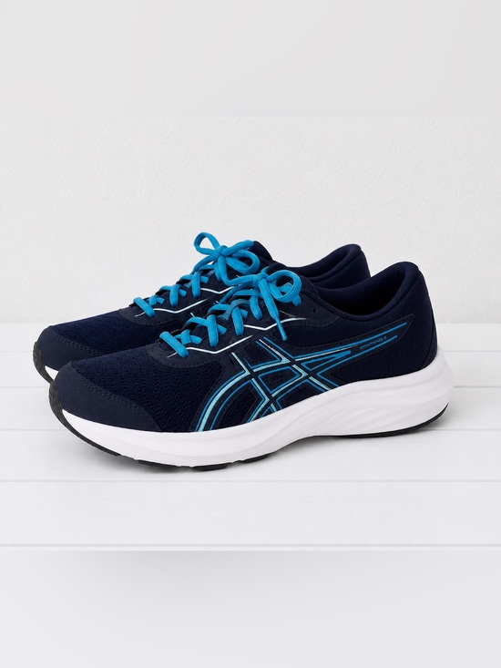 Asics | Shoes | Asics Big Kids Navy Blue And Aquamarine Athletic ...
